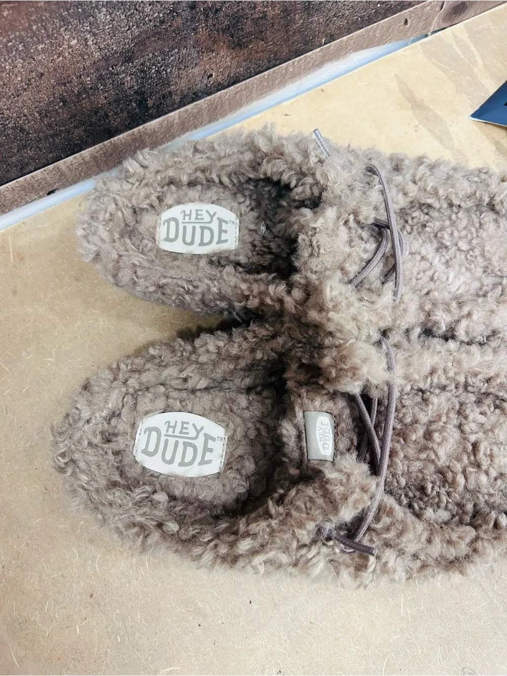 Hey Dude | Shoes | Hey Dude Wendy Fuzzy Shearling Slippers In The ...